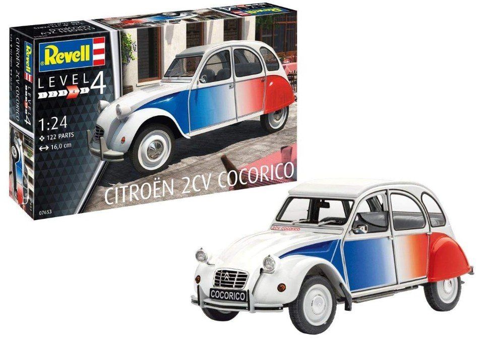 Revell 07653 1:24 Citroën 2 CV Coccorico Model Set (Neu und ...