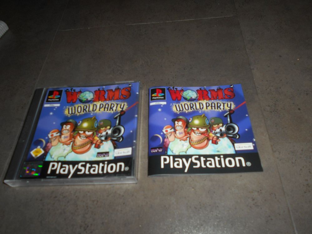 Worms World Party PS1 (Play Station 1) (Gebraucht) in Recherswil für CHF 25 – mit Lieferung auf ...