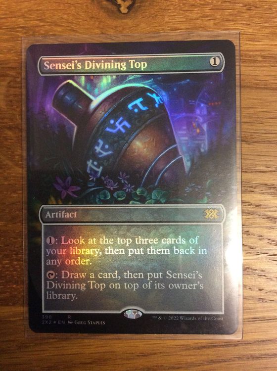 MTG - Foil Sensei's Divining Top (Borderless) x1 | Kaufen auf Ricardo