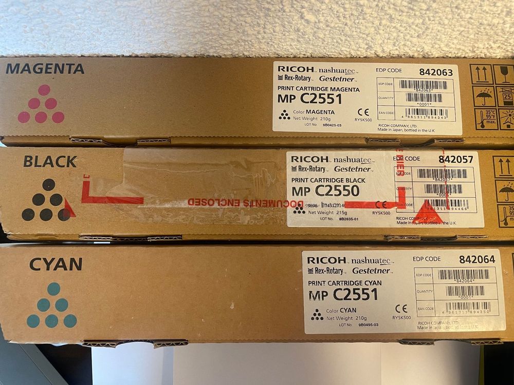 Toner Ricoh MP C2550 / MP C2551 (Gebraucht) in Degersheim für CHF 11 ...