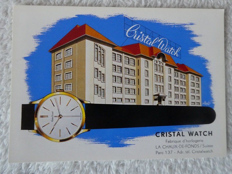 AK Cristal Watch La Chaux-de-Fonds Postkarte Vintage (Gebraucht) in Magden für CHF 3 – mit ...