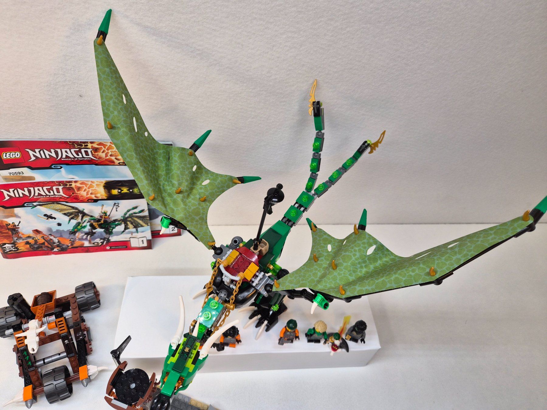 Lego Set Ninjago 70593 Green NRG Drago, Jahr 2016 komplett (Gebraucht ...