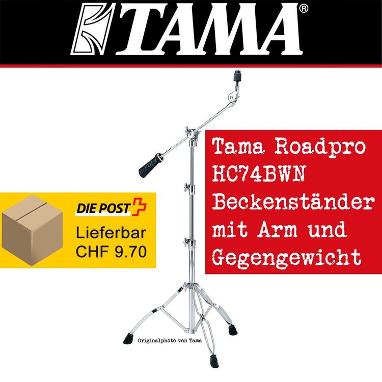 Tama Roadpro HC74BWN Beckenständer mit Arm und Gegengewicht | Kaufen ...