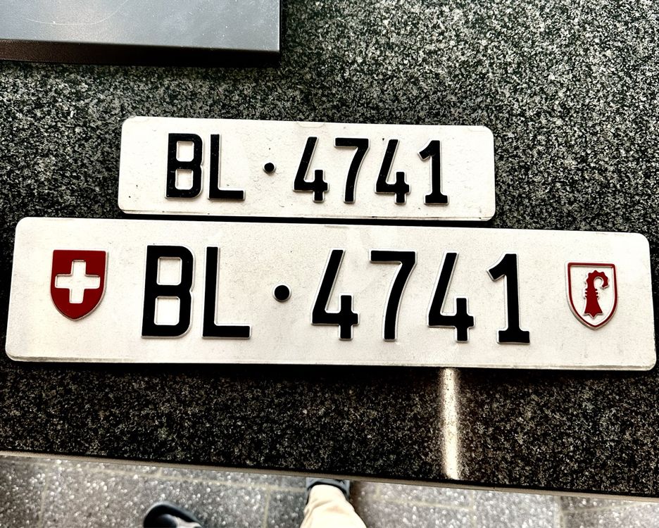 BL 4741 Kontrollschild / Kennzeichen | Kaufen auf Ricardo