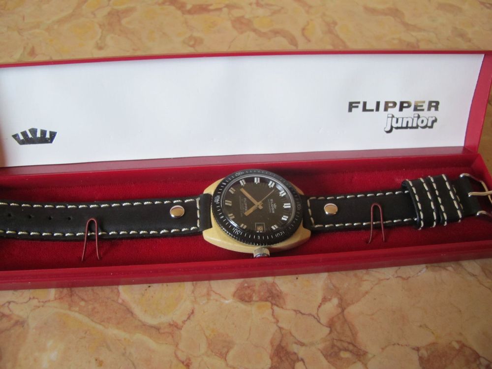 Taucheruhr Eloga Flipper Automatic Herre | Acheter sur Ricardo