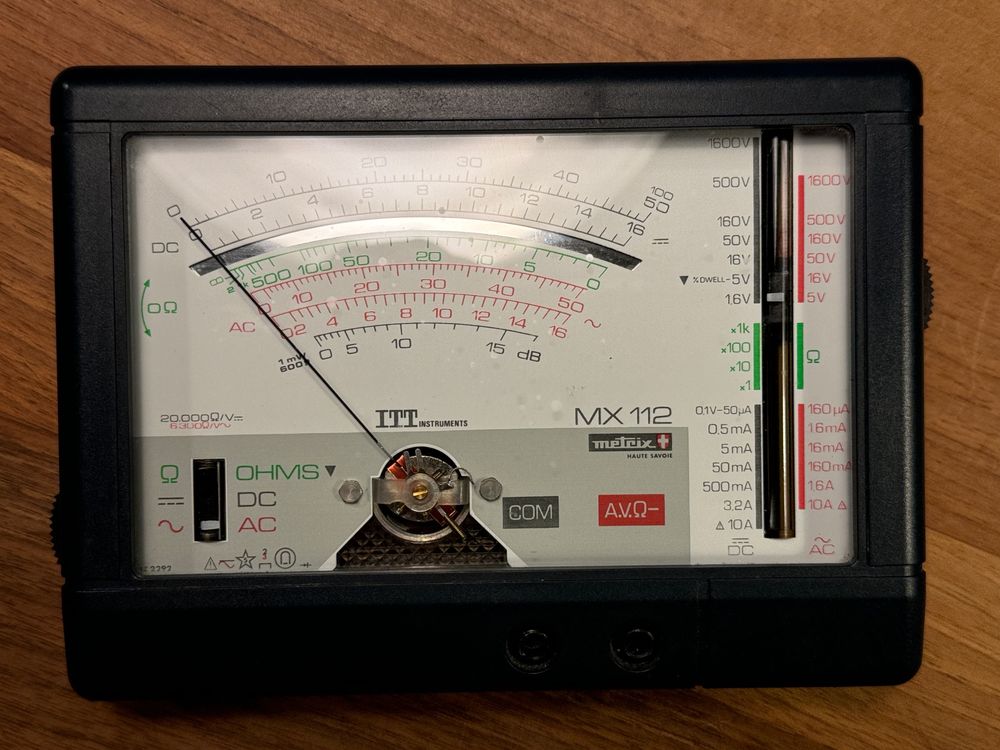 Vintage Analog Multimeter METREX MX-112 und MX 202 B (Gebraucht) in ...