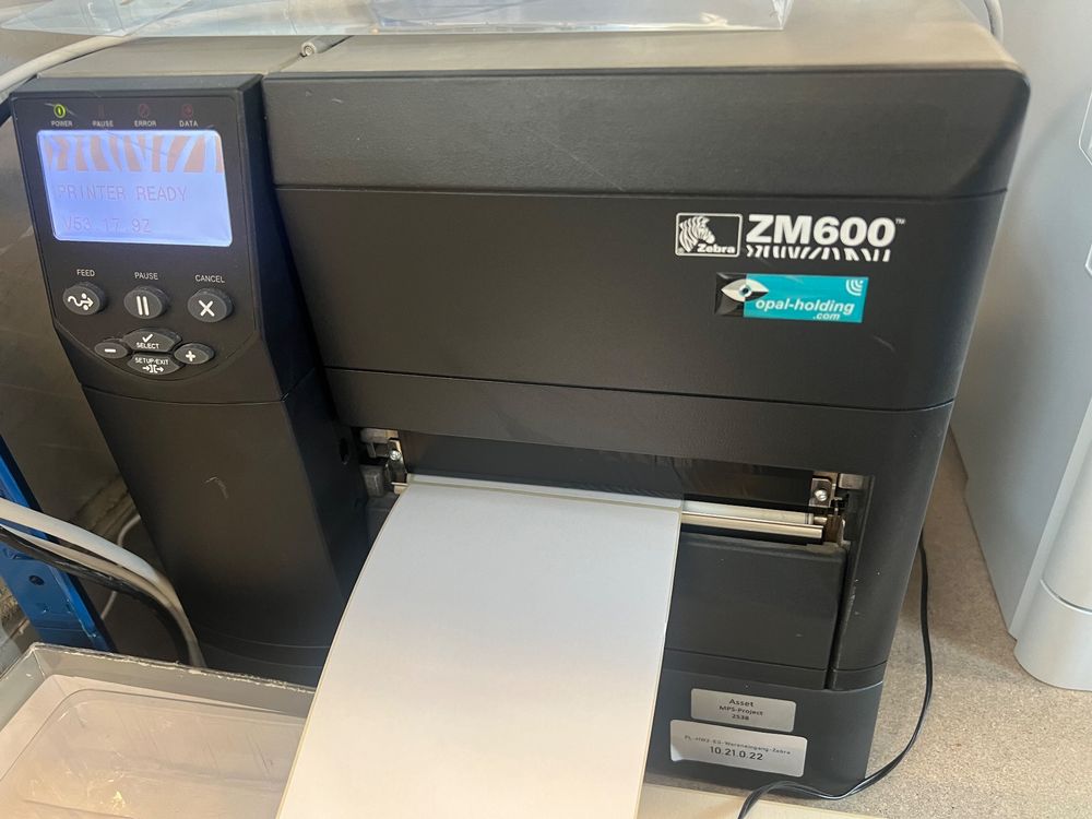 Zebra ZM600 Etikettendrucker inkl. Etiketten (Gebraucht) in Winterthur ...