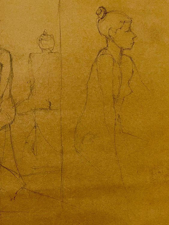 sehr Schöne Damen Akt Zeichnung Unleserlich Signiert | Kaufen auf Ricardo