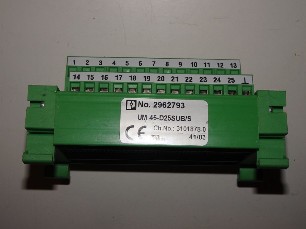 Phoenix Contact VARIOFACE-Module 16-, 20-, 26- und 50-pol. (Gebraucht ...