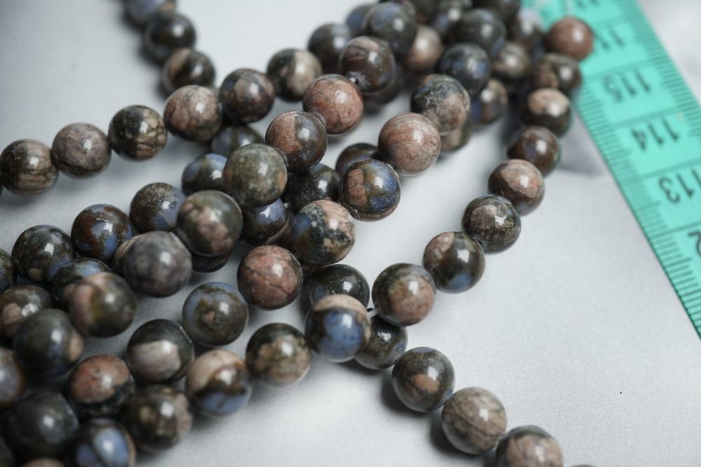 Llanite Que Sera 8mm Kugel Strang TOPSTONE (Neu und originalverpackt ...