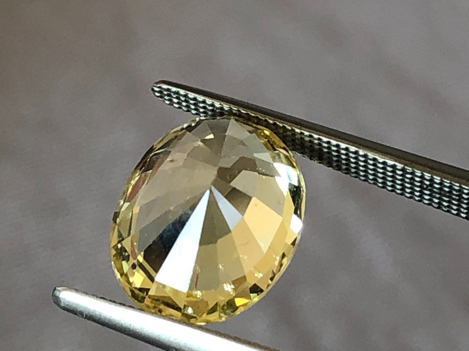 SAPHIR (N)= unbehandelt gelb 6.10cts aus Sri Lanka 🇱🇰 💎 (Neu (gemäss ...