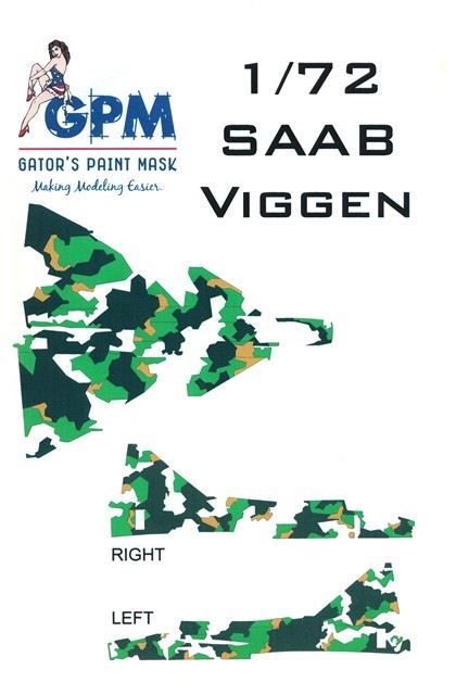1/72 Viggen Paint Mask Gator | Kaufen auf Ricardo