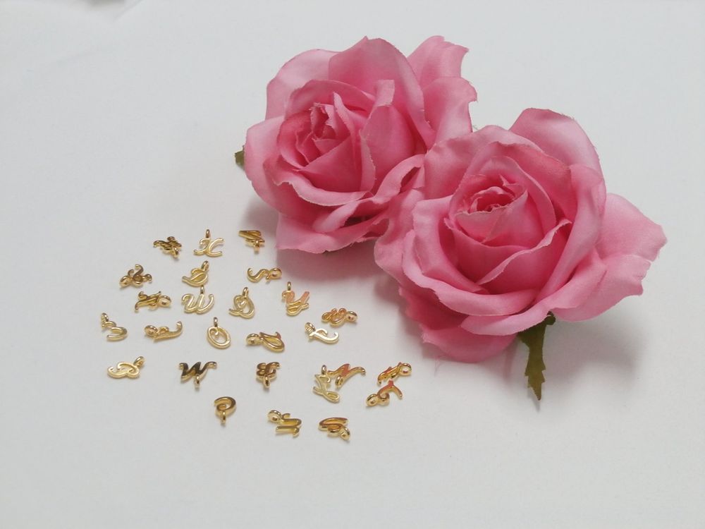 26 Schmuckanhänger vergoldet "Alphabet" (2053) | Kaufen auf Ricardo