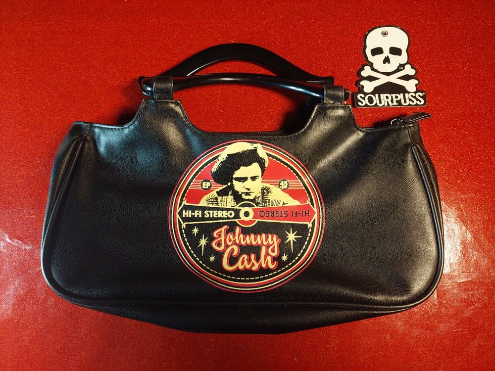 Johnny Cash sac à main Sourpuss clothing bag Handtasche (Neu (gemäss ...