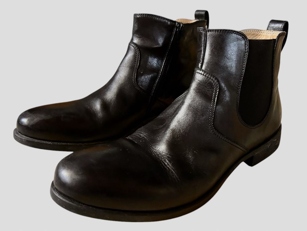 Navyboot Black Leather Boots 46 | Kaufen auf Ricardo