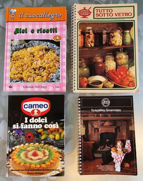 Livres de recettes italiennes et tessinoises (Gebraucht) in la tour de ...