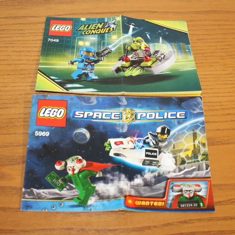 Lego Bauanleitung Space 5969 + Alien 7049 OHNE STEINE | Kaufen auf Ricardo