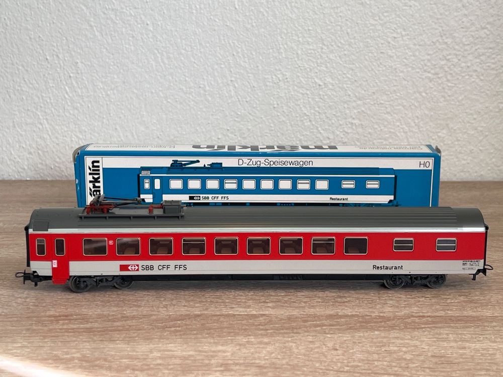 Märklin 4125 Speisewagen SBB H0 OVP (1) | Kaufen auf Ricardo