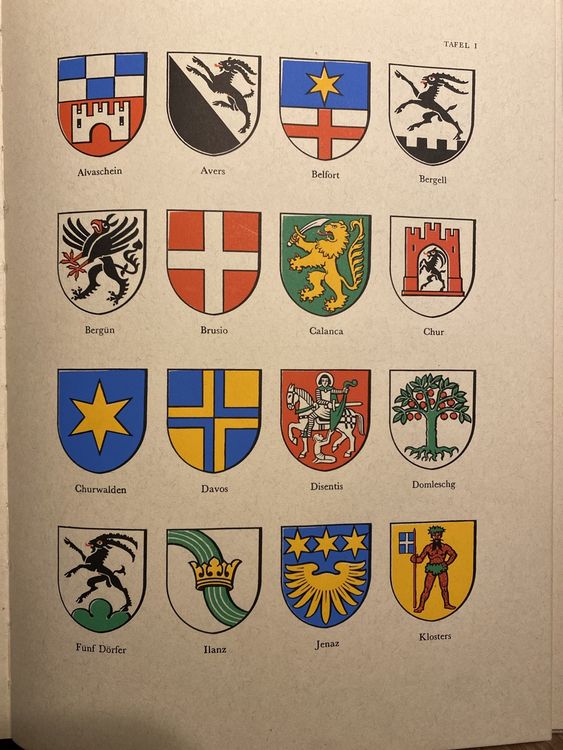 Buch Wappen der Gemeinden Graubündens (Gebraucht) in Rubigen für CHF 10 ...