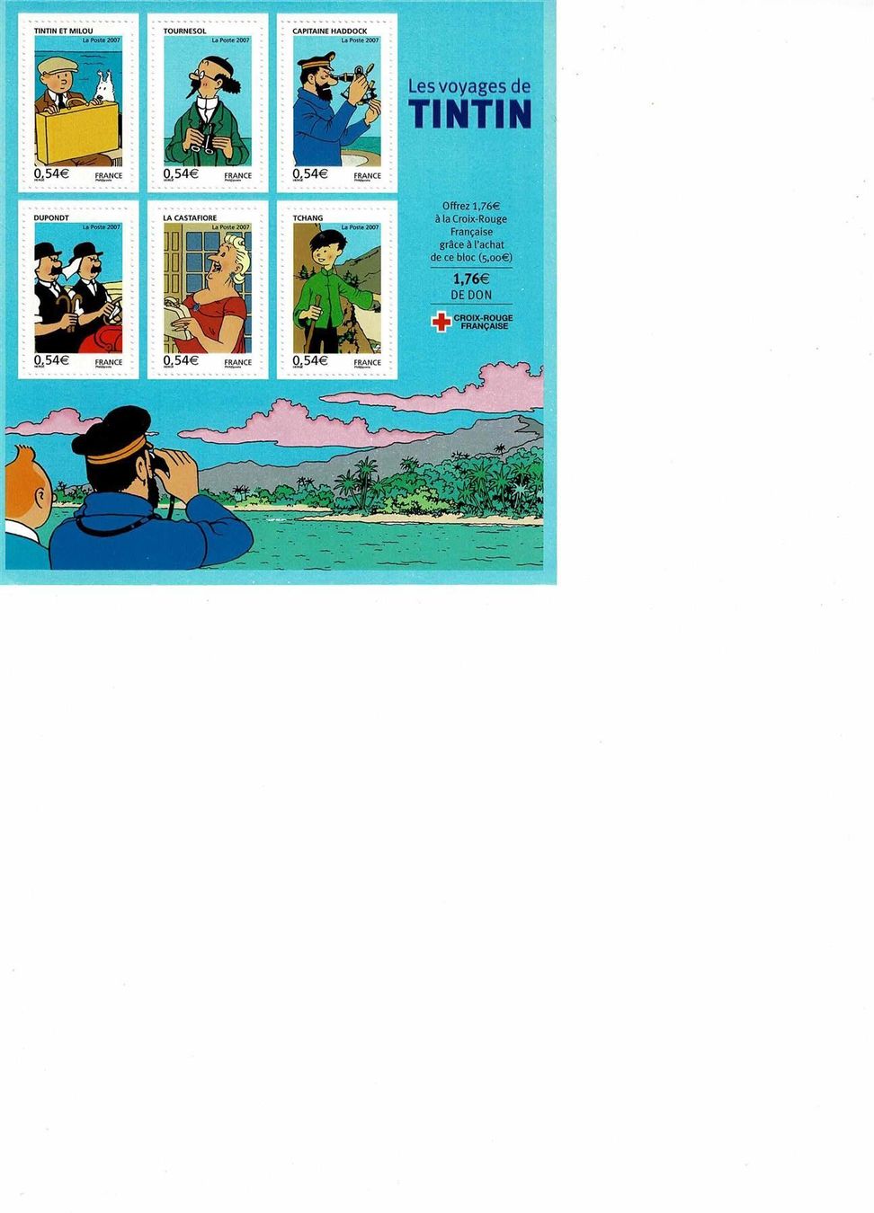 Tintin feuillets voyages ** (Neuf avec emballage d'origine) à Lausanne ...