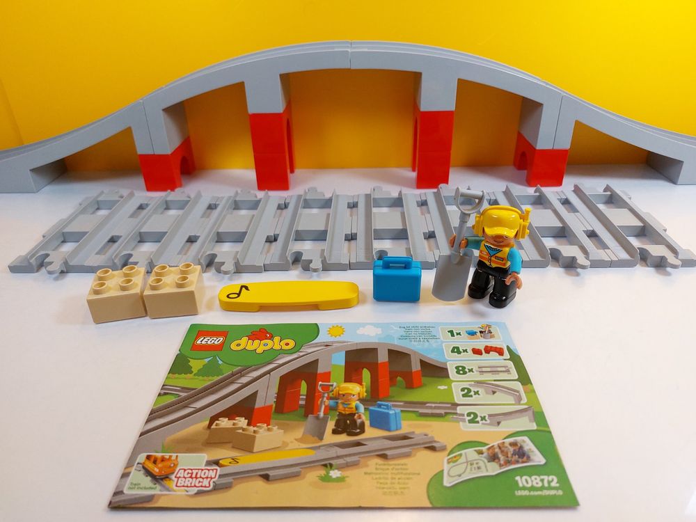 LEGO Duplo 10872 Eisenbahn - Brücke und Schienen - Komplett (Gebraucht ...