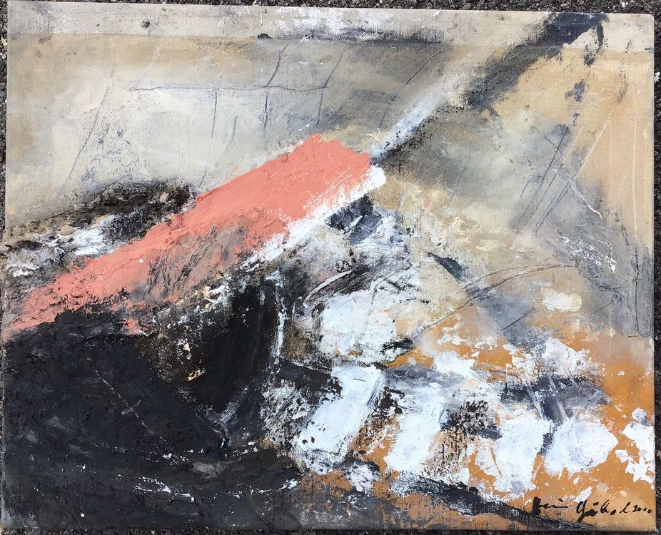 Abstrakte Gemälde unleserlich signiert (Gebraucht) in Hochdorf für CHF 45 – mit Lieferung auf ...