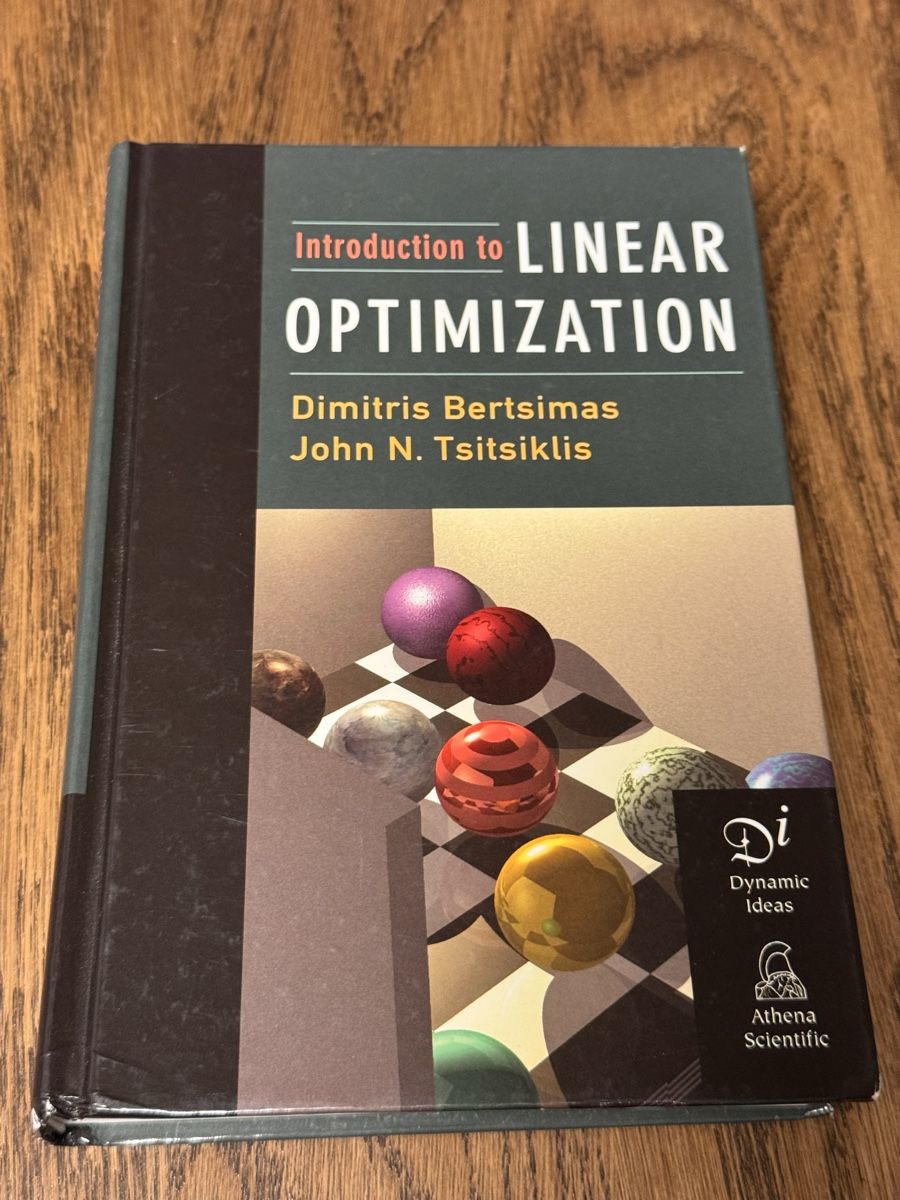 Linear Optimization - Bertsimas/Tsitsiklis (Gebraucht) in Herisau für ...