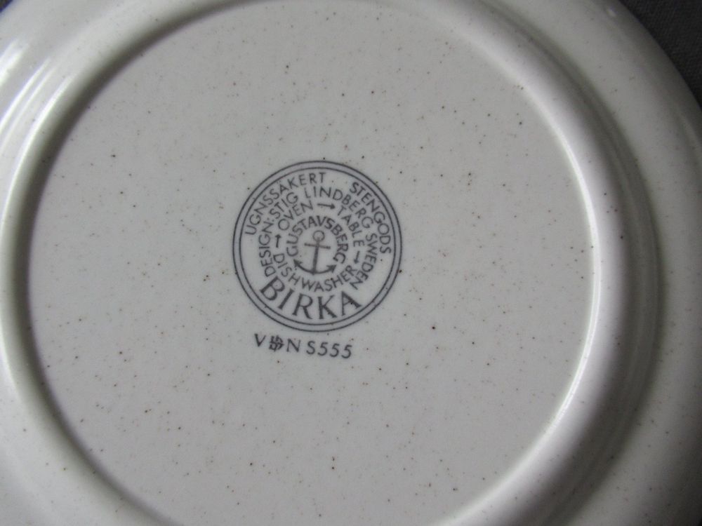 GUSTAVSBERG BIRKA 6 FRÜHSTÜCKTELLER STIG LINDBERG (Gebraucht) in Ostermundigen für CHF 46 – mit ...