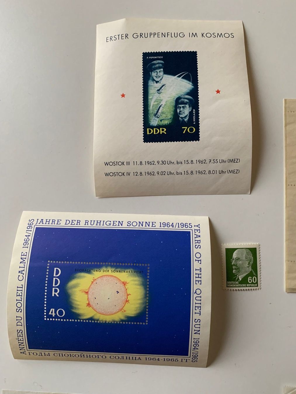 DDR Briefmarken Konvolut – Blöcke & Sätze 60er Jahre (Neu (gemäss ...