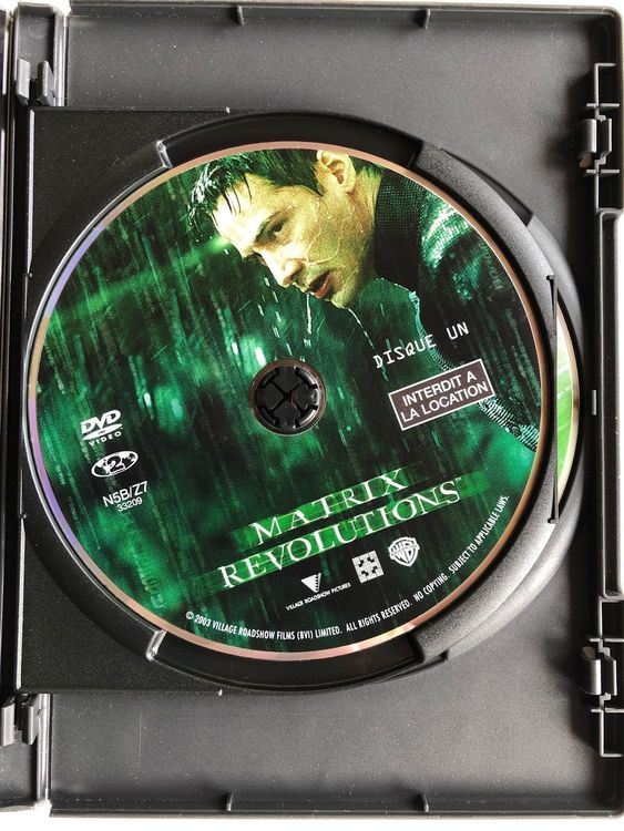 MATRIX REVOLUTIONS (KEANU REEVES) (Gebraucht) in Chamblon für CHF 1 ...