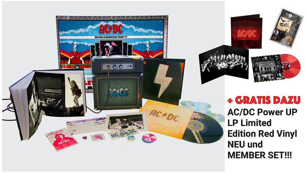 AC/DC Backtracks DeLuxe Set Verstärker CD/LP/DVD +EXTRAS !!! (Neu und ...