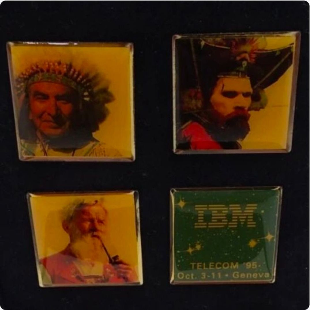 Rare! Set de Pins IBM Telecom 95 Genève - Édition Limitée (Neu (gemäss ...