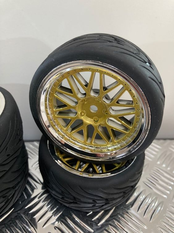 RC Radsatz 1:10 «Devil 10 Doppelspeichen Gold» 26mm NEU! (Neu (gemäss Beschreibung)) in ...