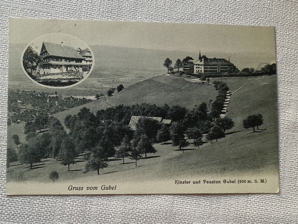 Alte PK / Gruss vom Gubel - Gelaufen 1908 | Kaufen auf Ricardo