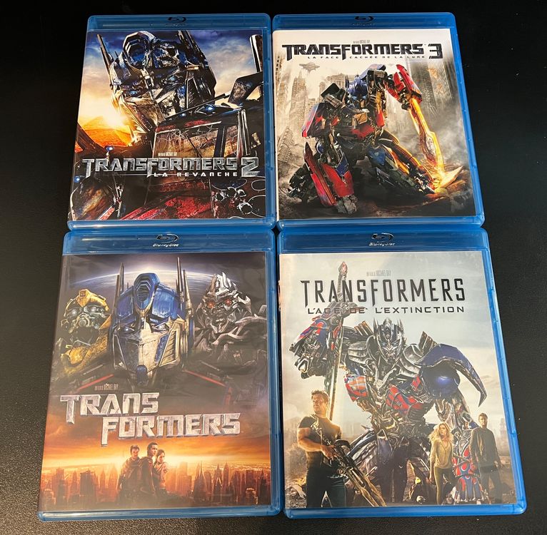 4x DVD / Blu-ray Films Transformers 1, 2, 3 et 4 (Gebraucht) in Murist ...