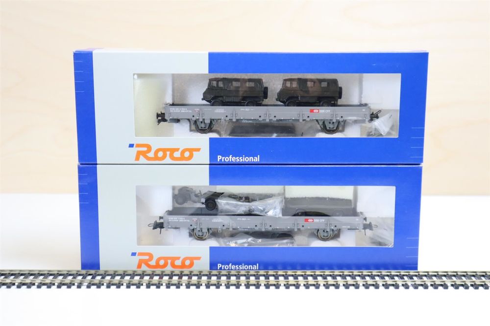 ROCO SBB Militär Güterwagen Set - 44191 | Kaufen auf Ricardo
