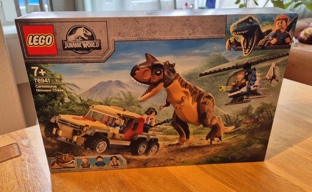 LEGO® Jurassic World 76941 Carnotaurus-Jagd Dinosaurier (Neu und ...