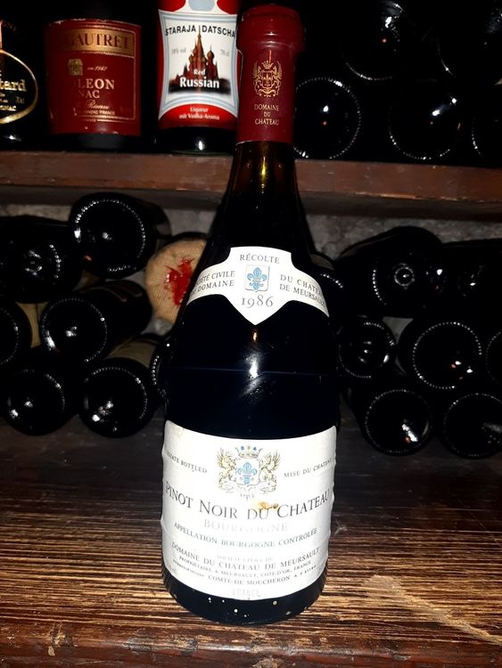 Chateau de meursault bourgogne du chateau pinot noir 1986 | Kaufen auf ...