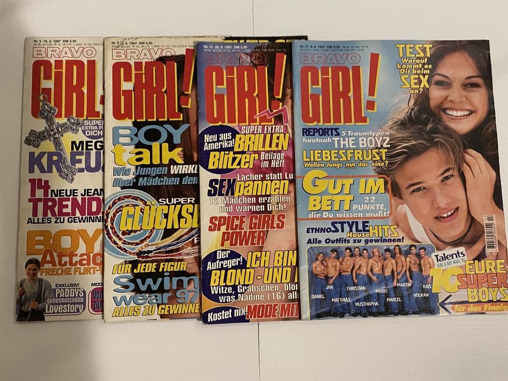 Bravo GIRL Hefte Zeitschriften 1997 90er (Gebraucht) in Zürich für CHF ...