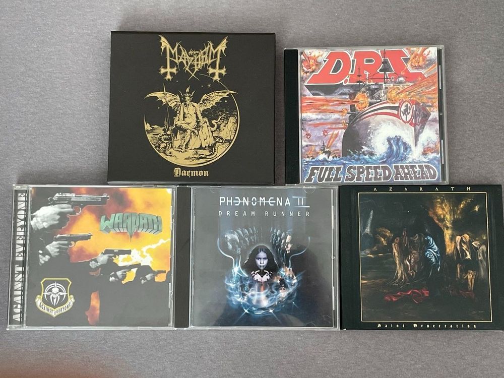 5 Stk. CD Heavy/ Death Metal (Gebraucht) in St. Gallen für CHF 11 – mit ...