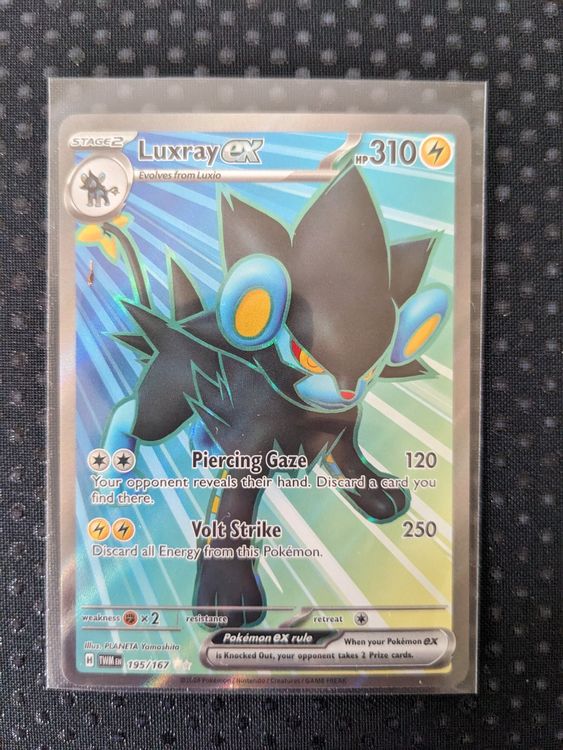 Pokémon Twilight Masquerade - Luxray EX 195/167 ( EN ) (Neu (gemäss ...