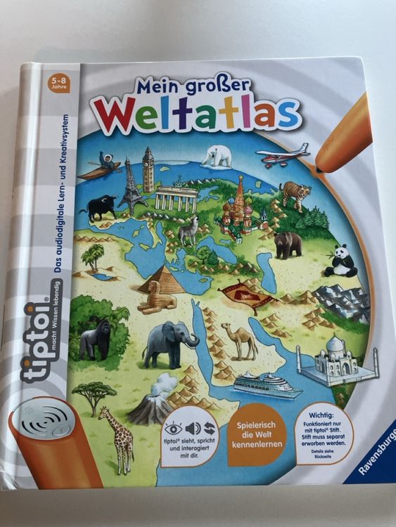 Tip toi buch mein grosser weltatlas (5-8jahre) (Gebraucht) in Weissbad ...
