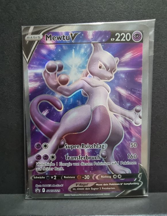 Pokémon Mewtu V Promo SWSH229 🇩🇪 sealed rare (Neu (gemäss Beschreibung)) in Roggwil BE für CHF ...