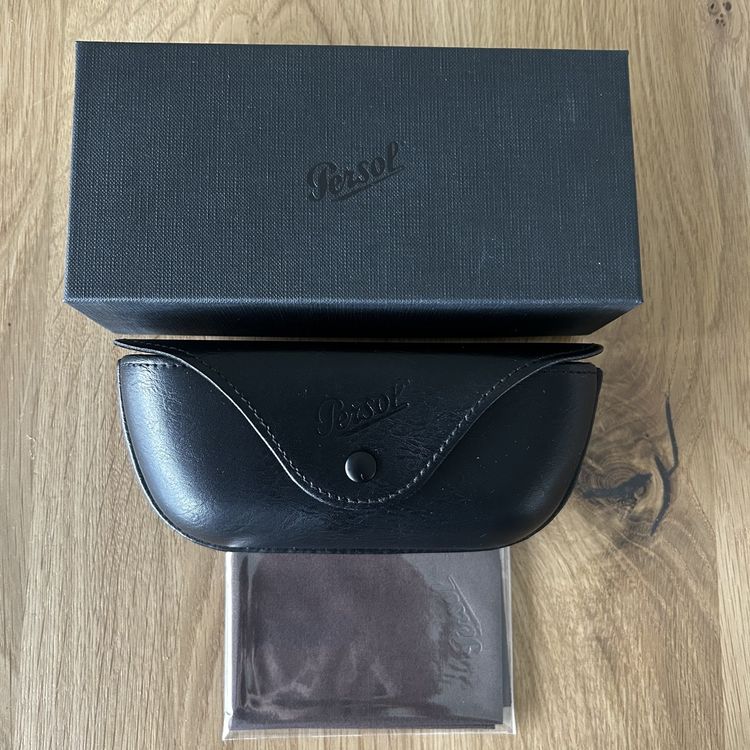 PERSOL case, box, cloth NEW | Kaufen auf Ricardo