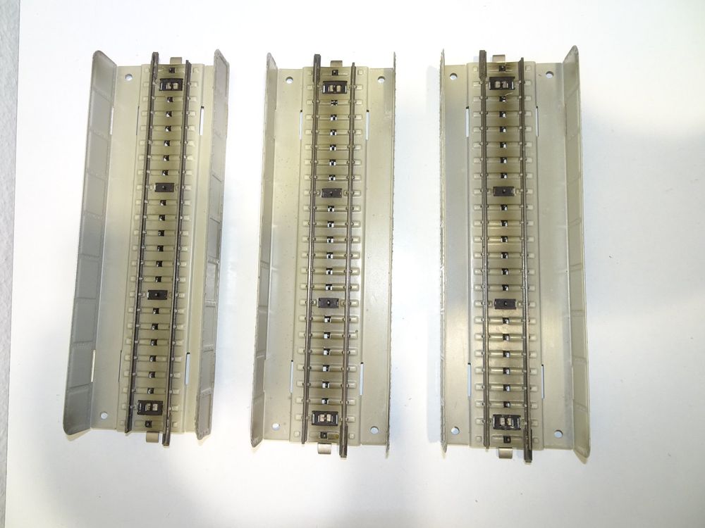 3 Märklin M-Gleis Blechbrücken Metallbrücken Rampe HO 7161 (Gebraucht ...