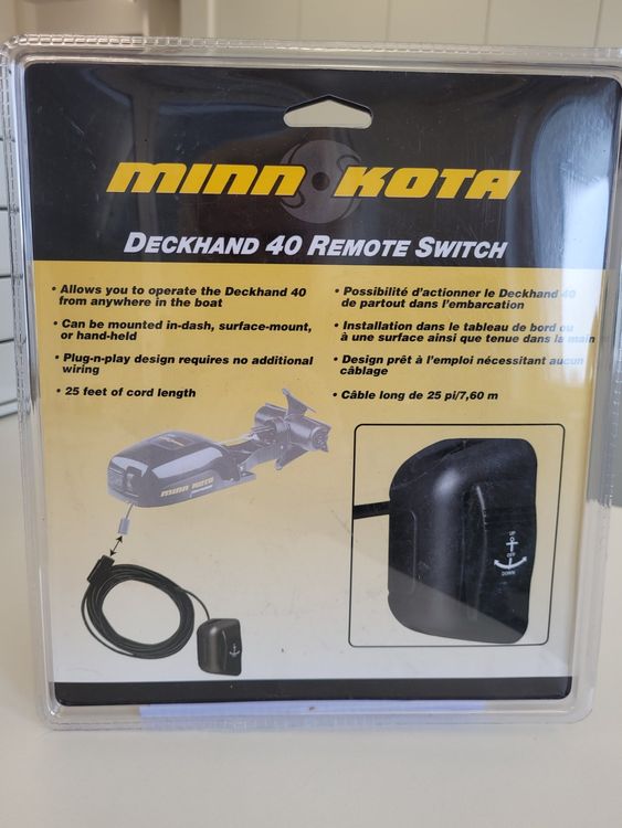 Minn Kota Deckhand 40 Remote Switch (Neu (gemäss Beschreibung)) in ...
