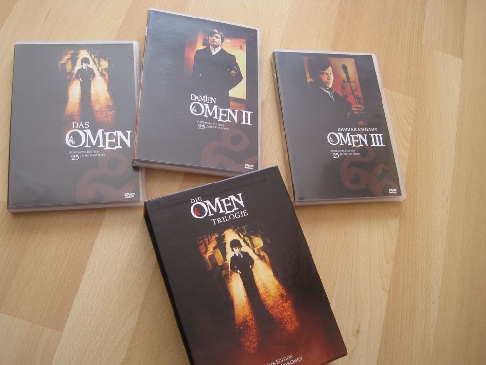 DAS OMEN 1,2,3 UNCUT 25 Jubiläums Edition DVD KULT BOX | Kaufen auf Ricardo