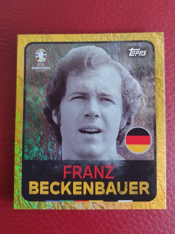 Topps Euro 2024 Sticker LEG 9 FRANZ BECKENBAUER GOLD (Neu und originalverpackt) in Winterthur ...