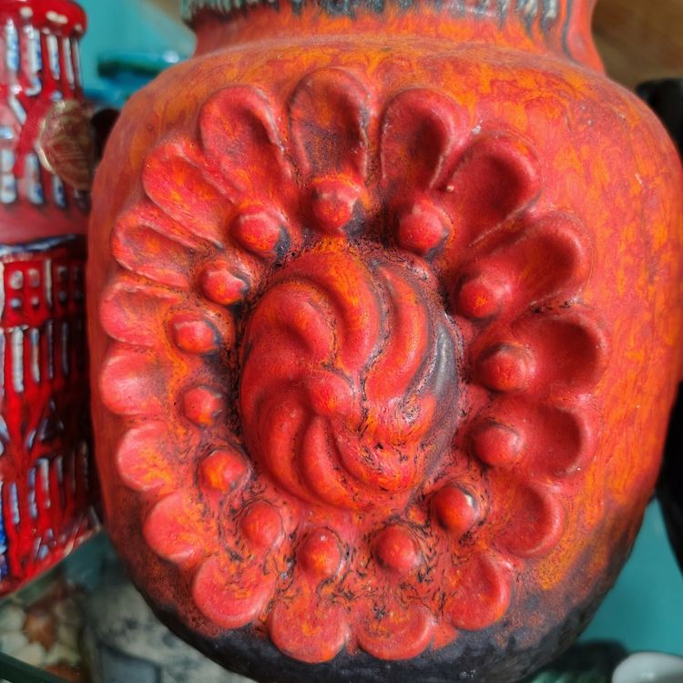 Dümler Breiden WGP Keramik Vase 60s Vintage German 17cm (Gebraucht) in ...