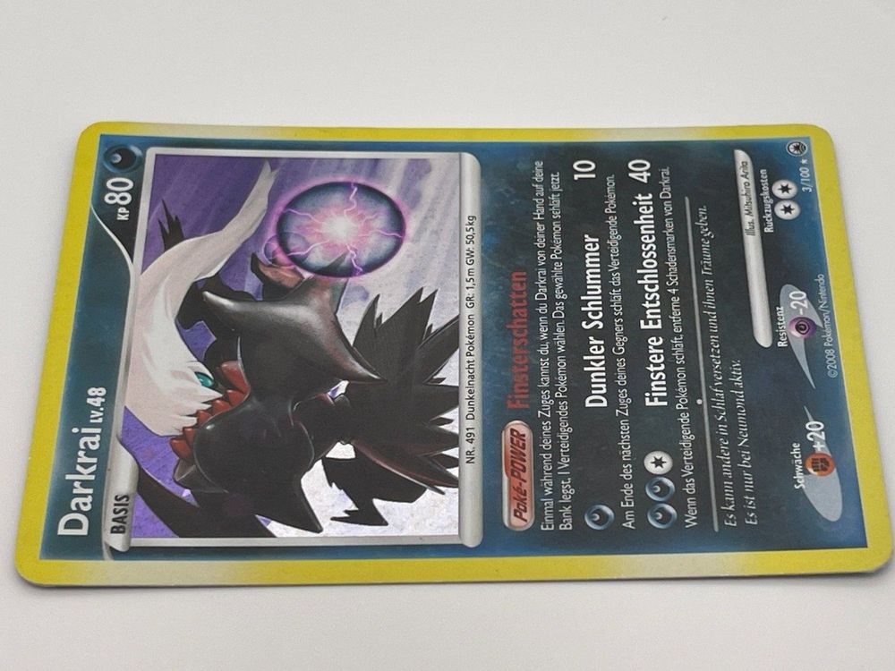 Darkrai 3/100 Holo Rare Pokémon Majestic Dawn (Neu (gemäss Beschreibung)) in Uster für CHF 8 ...